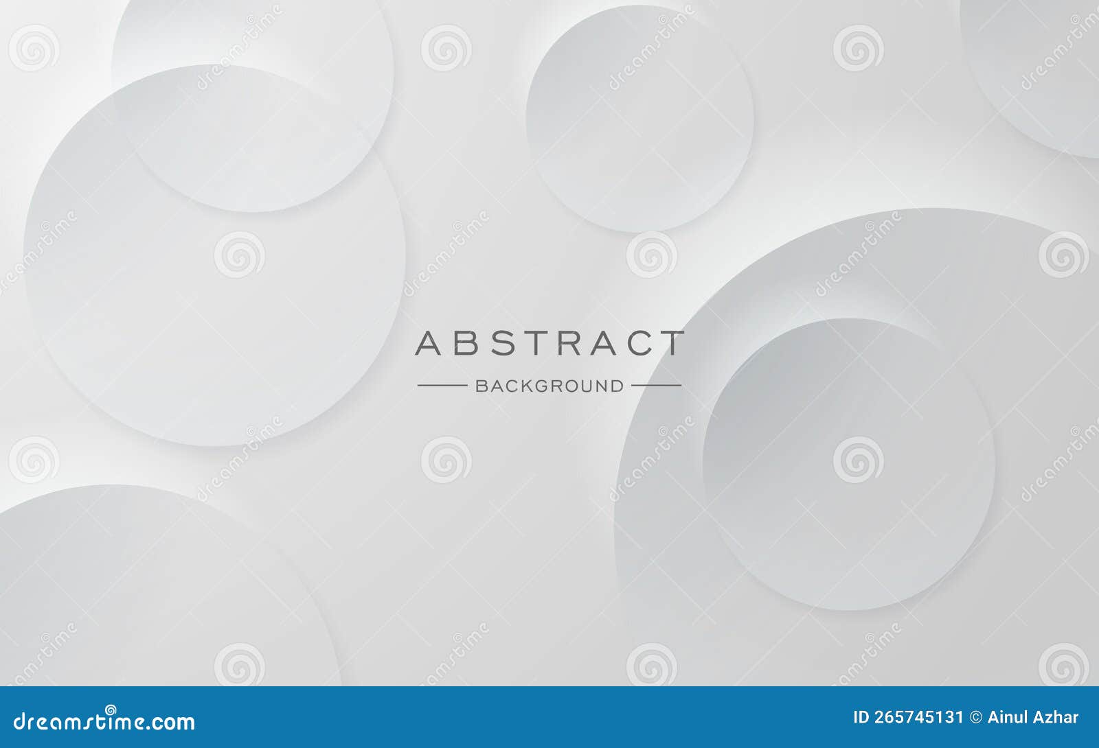 Modern Dynamic White Gray Circle Shape Shadow and Light Dimension ...