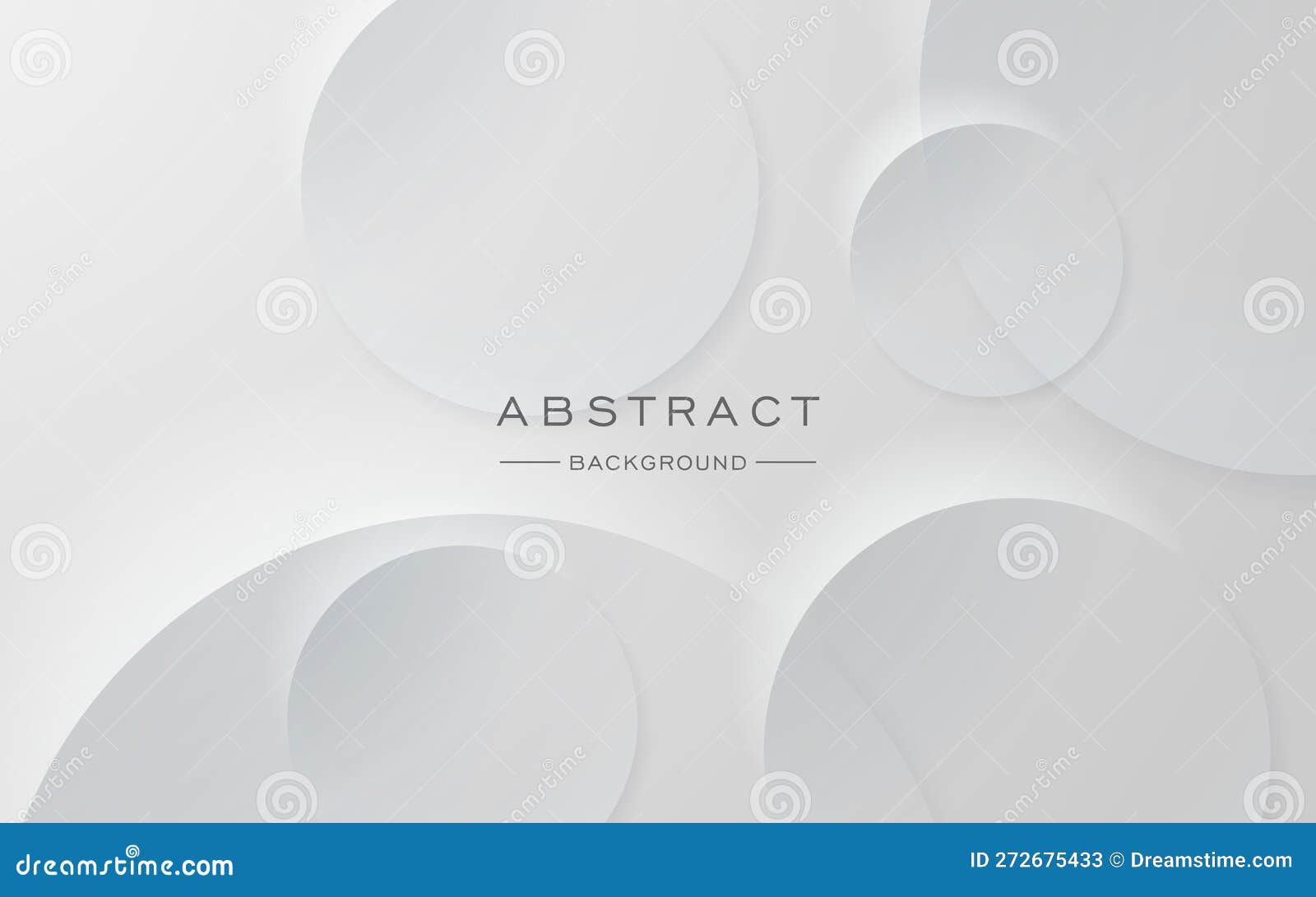 Modern Dynamic White Gray Circle Shape Shadow and Light Dimension ...