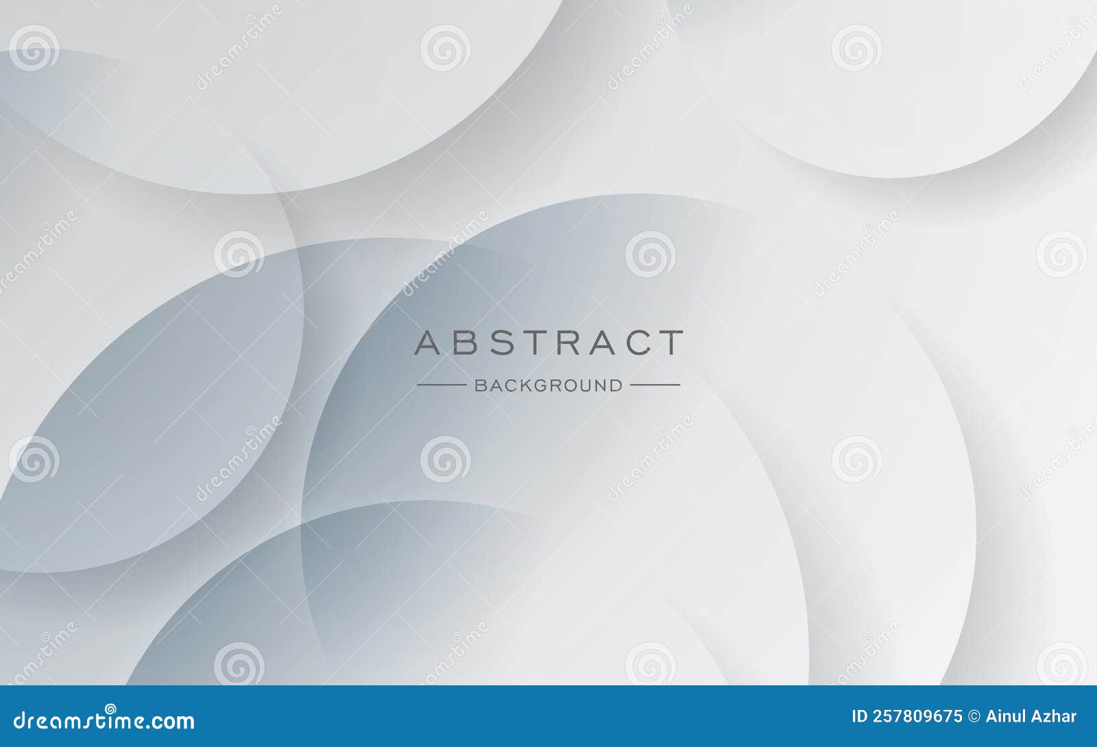 Modern Dynamic White Gray Circle Shape Shadow and Light Dimension ...