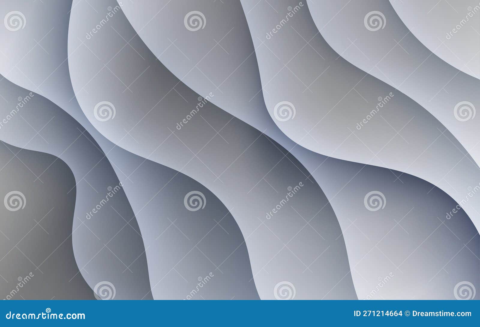 Modern Dynamic White Gray Wave Shape Shadow and Light Dimension ...