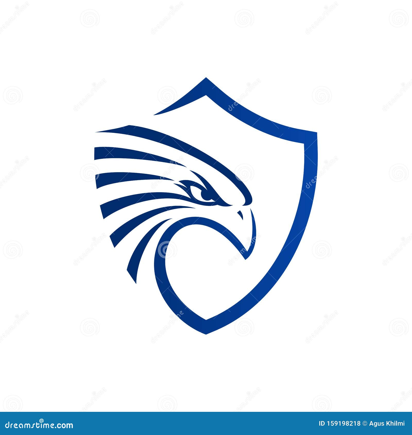 Eagle logo design vector stock vector. Illustration of design - 159198218