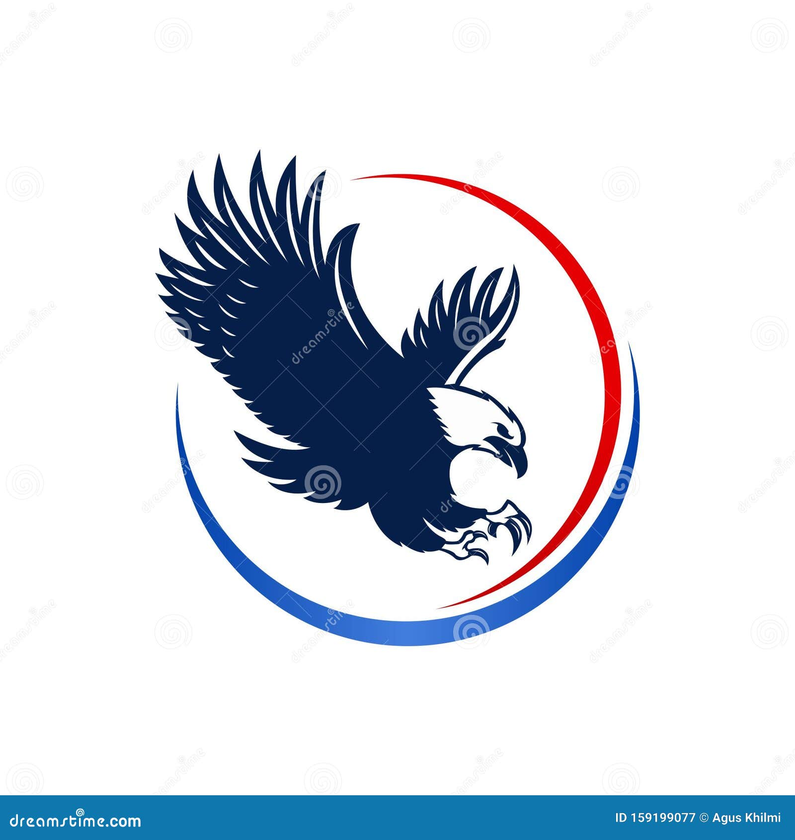 Eagle logo design vector stock vector. Illustration of american - 159199077