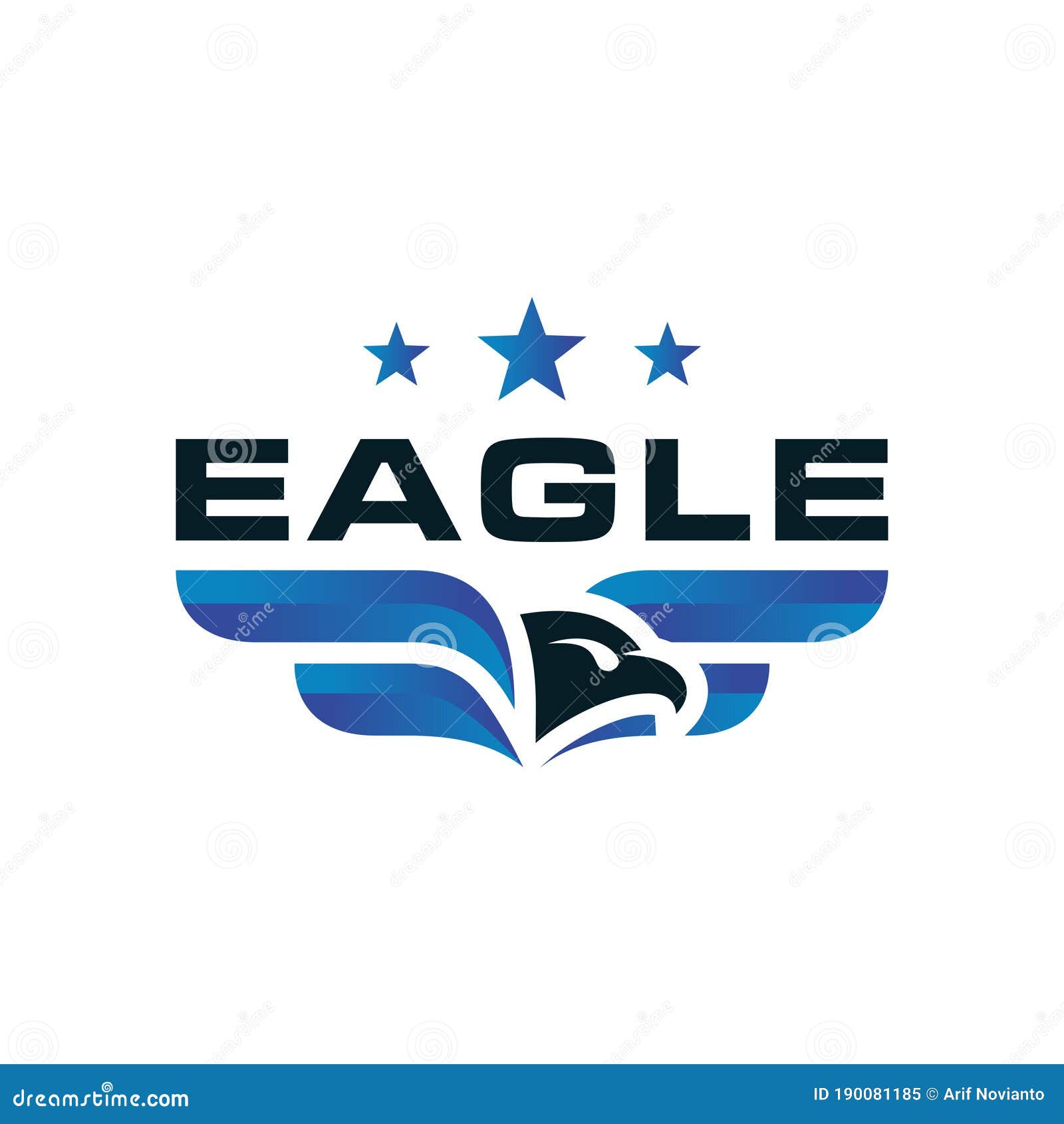 Modern eagle logo design stock vector. Illustration of idea - 190081185