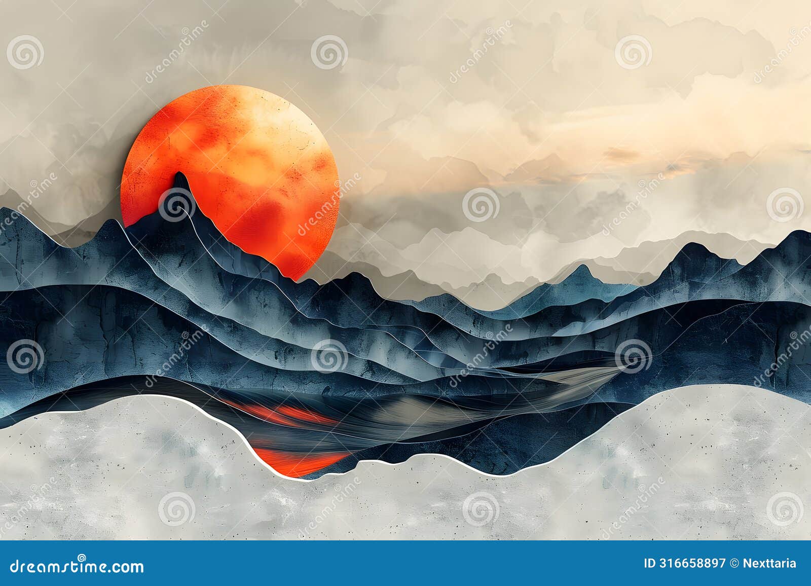Modern Earth Abstract Background Illustration Stock Illustration ...
