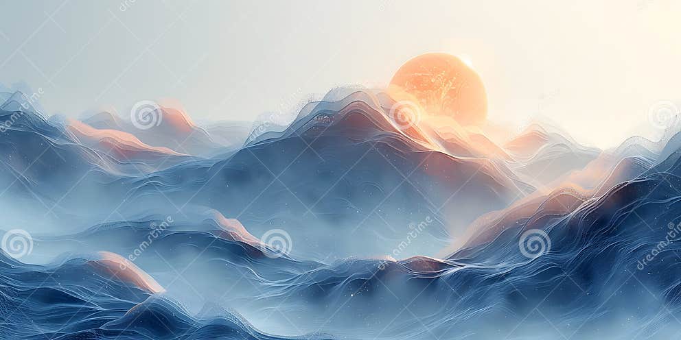 Modern Earth Background with Abstract Banner Stock Illustration ...