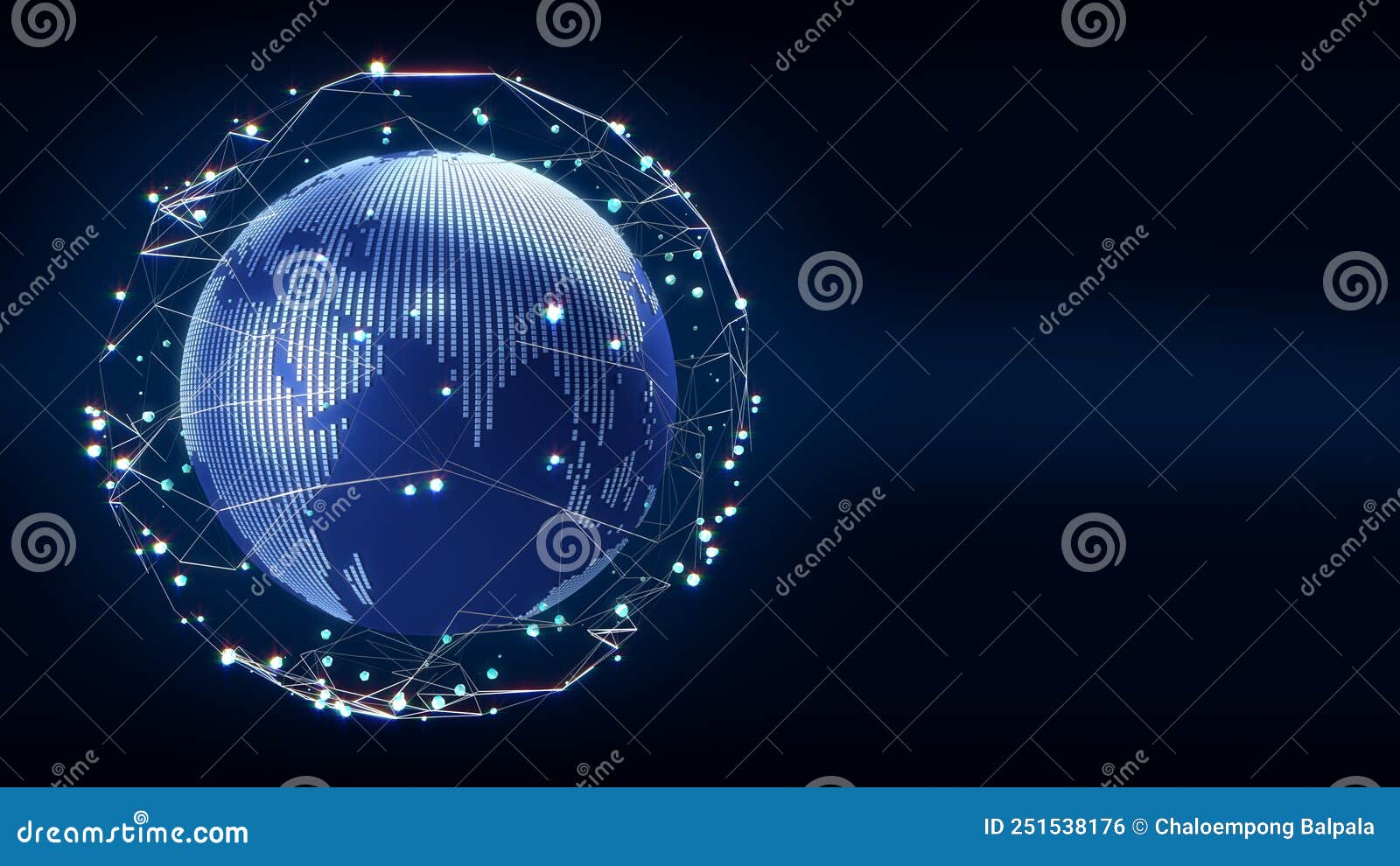 Modern Earth Concept, Technological Digital Globe World and Futuristic ...