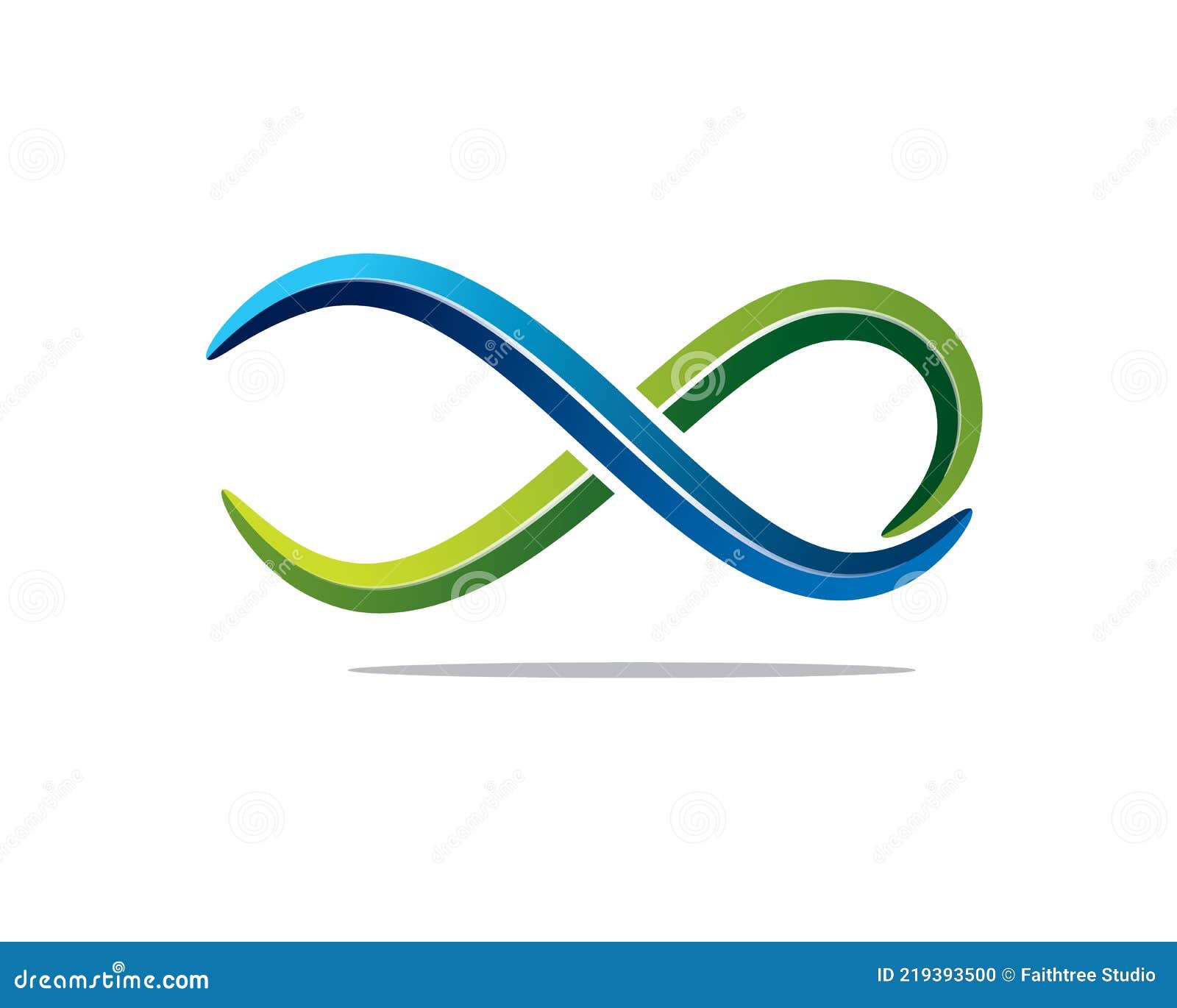 Modern Ecology of Eternal Infinity Logo Stock Vector - Illustration of ...