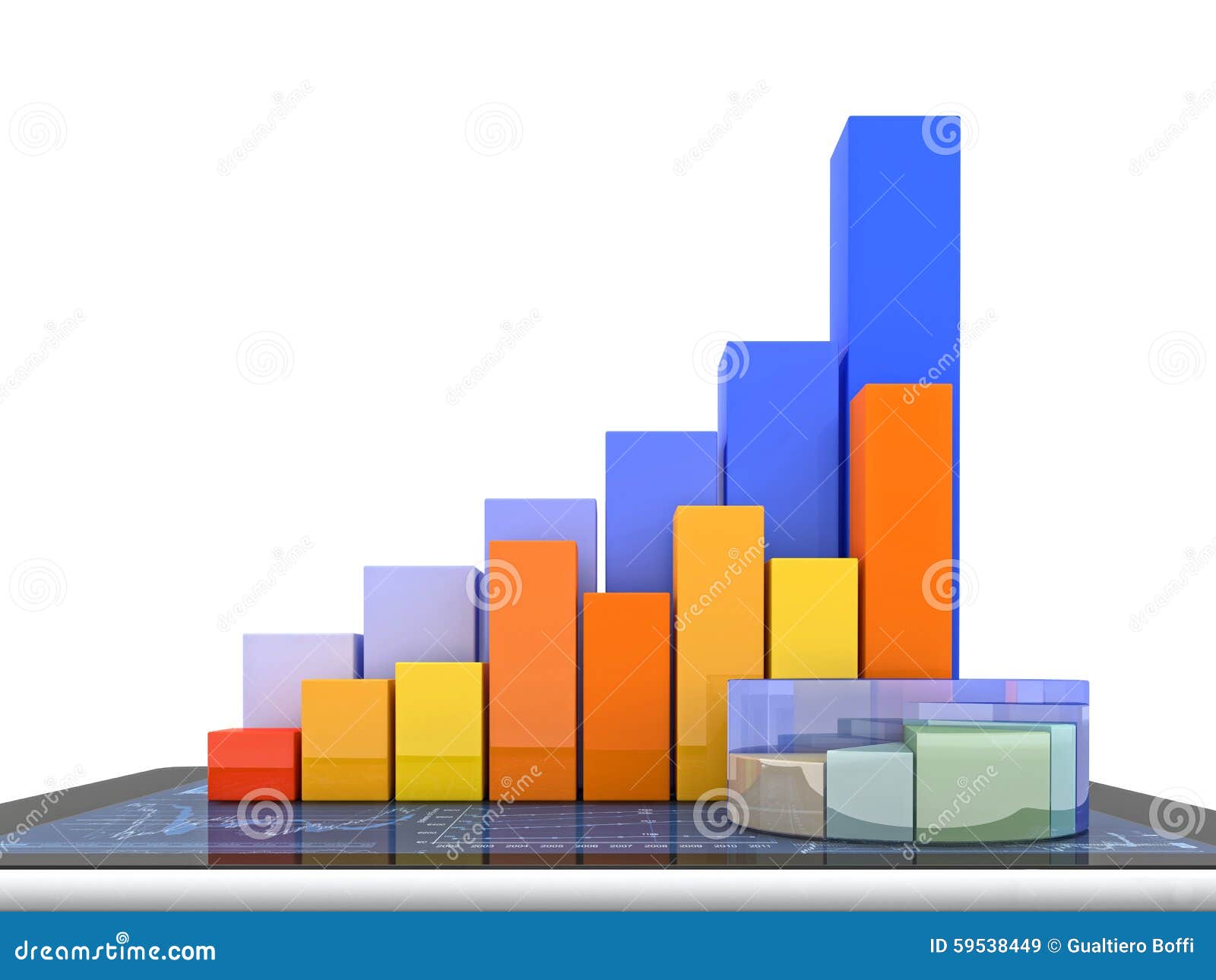 Modern economy stock illustration. Illustration of graph - 59538449