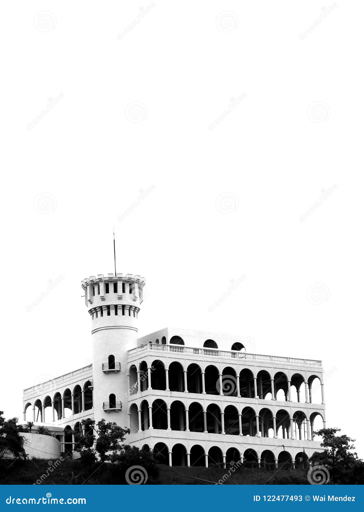 Modern edifice stock image. Image of architecture, mountain - 122477493