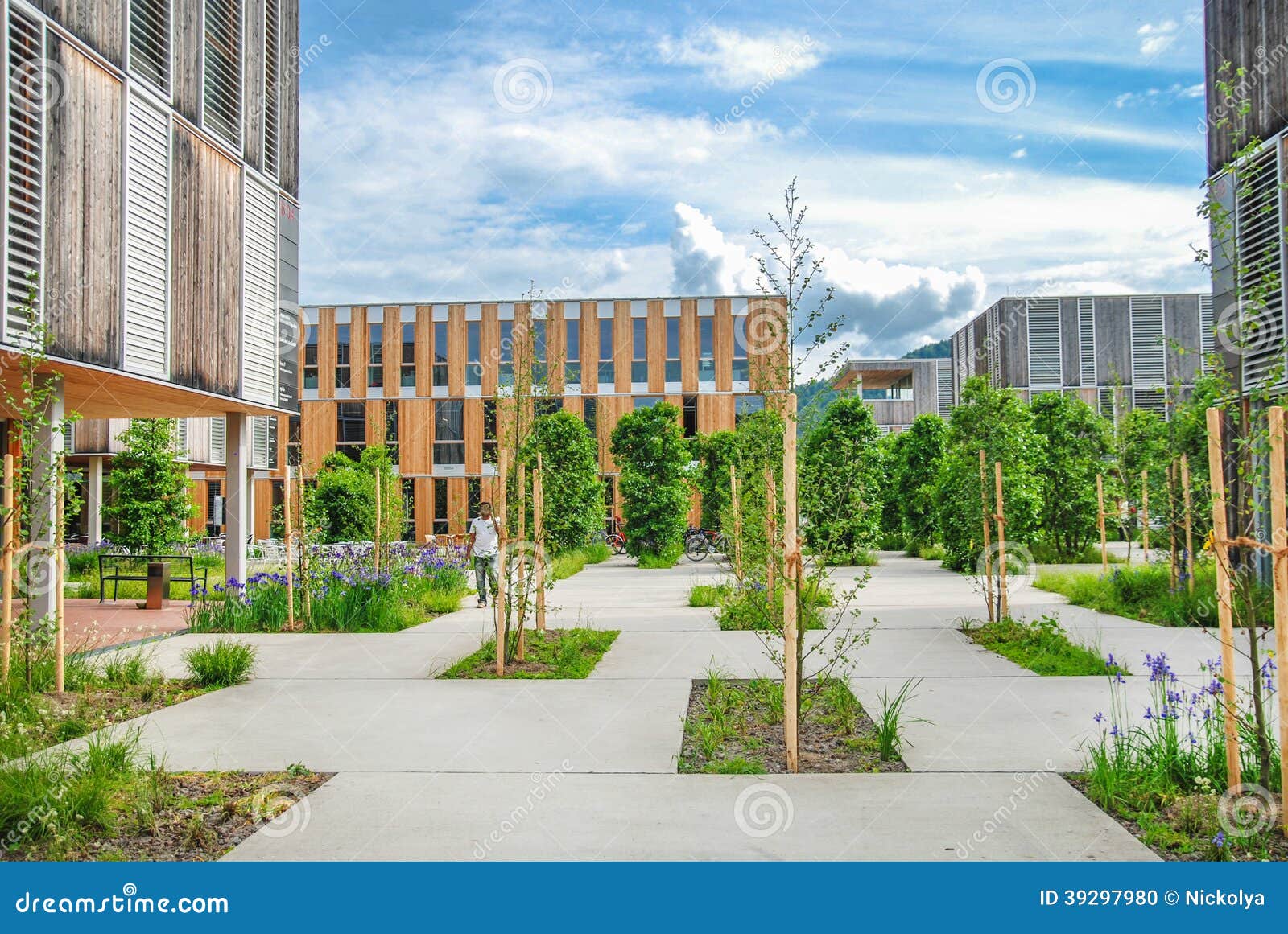 Modern Educational/office Building on Campus Stock Photo - Image of ... Modern Educational/office Building on Campus Stock Photo - Image of ...