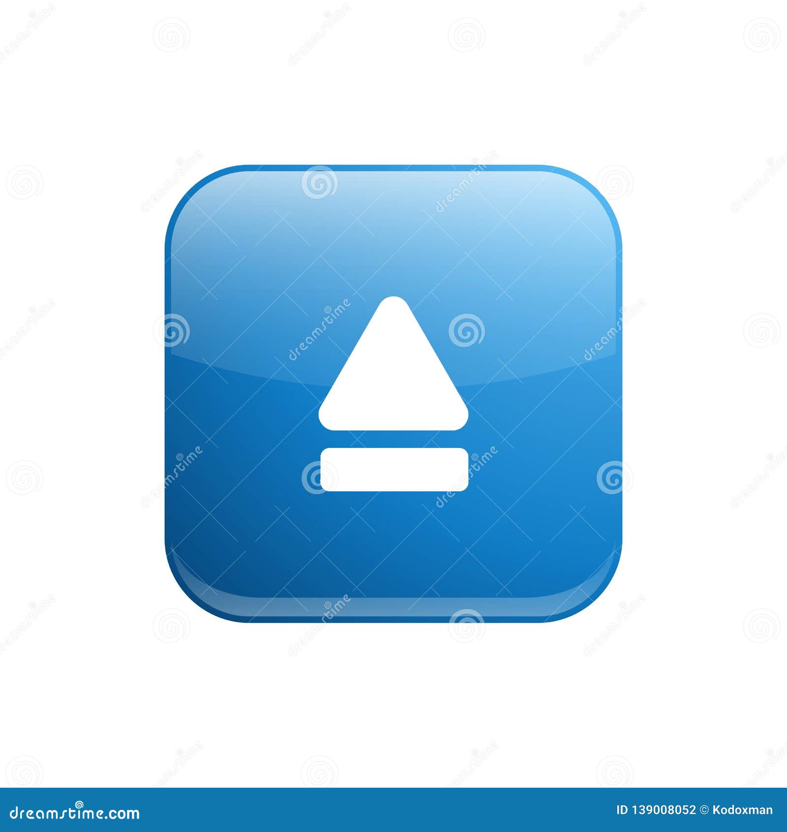 Modern Eject Icon Button Logo Stock Vector - Illustration of sign ...