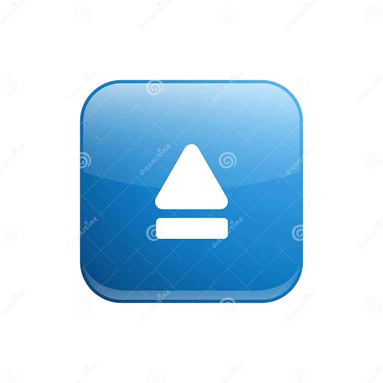 Modern Eject Icon Button Logo Stock Vector - Illustration of sign ...