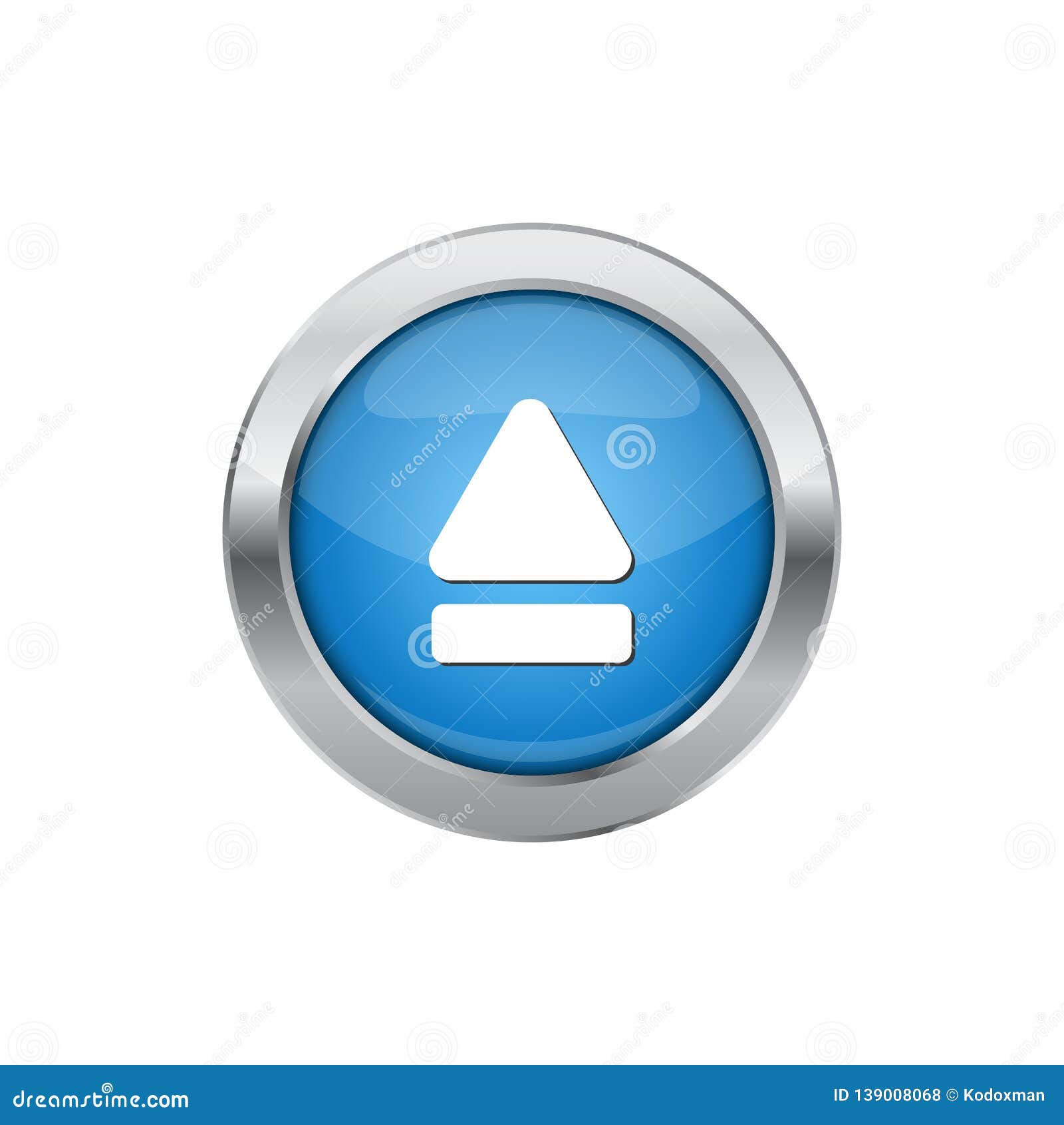 Modern Eject Icon Button Logo Stock Vector - Illustration of buttons ...