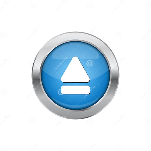 Modern Eject Icon Button Logo Stock Vector - Illustration of buttons ...
