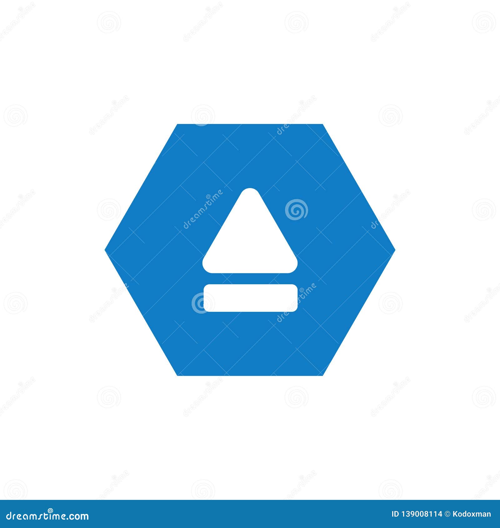 Modern Eject Icon Button Logo Stock Vector - Illustration of metal ...