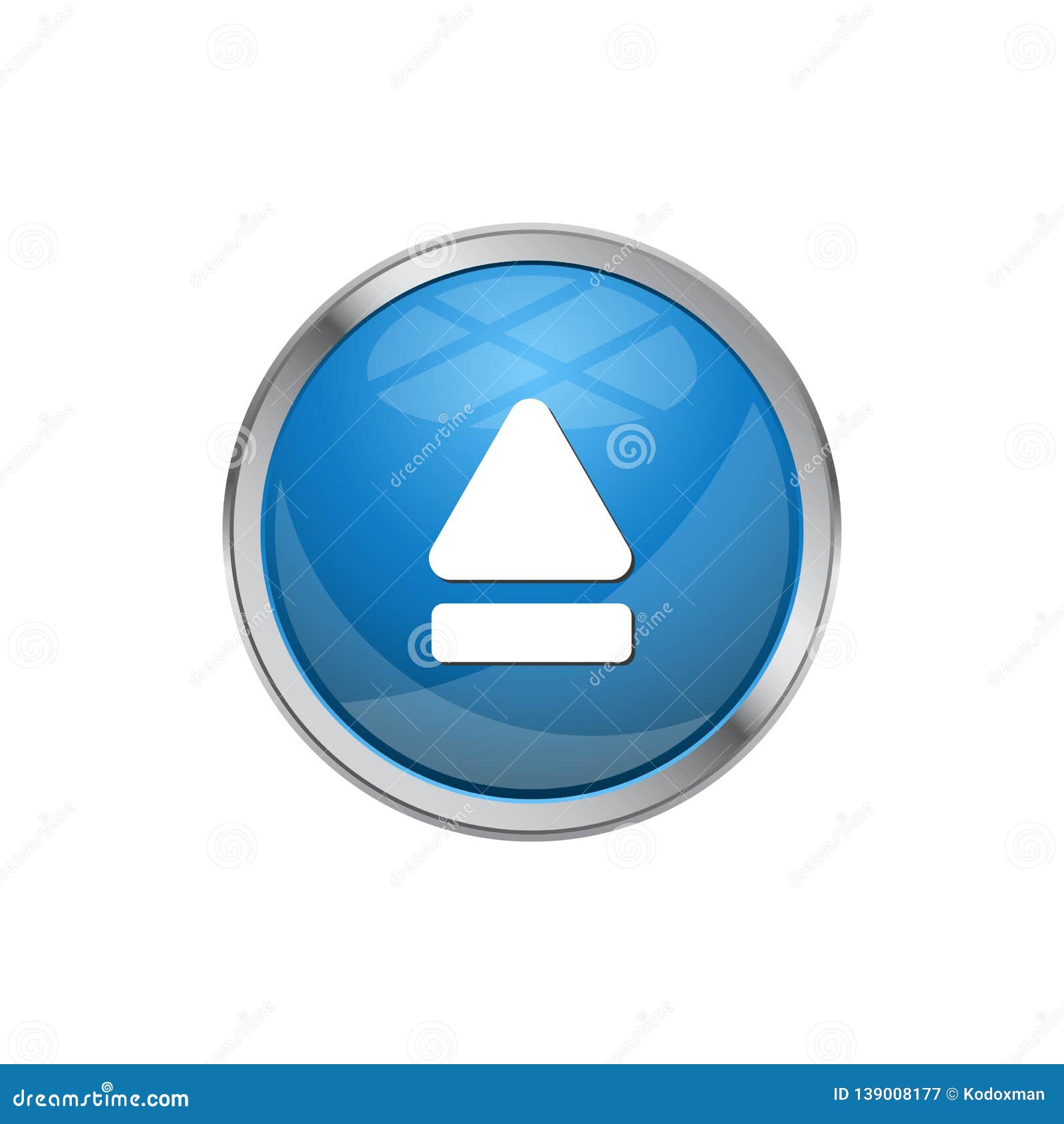 Modern Eject Icon Button Logo Stock Vector - Illustration of technology ...