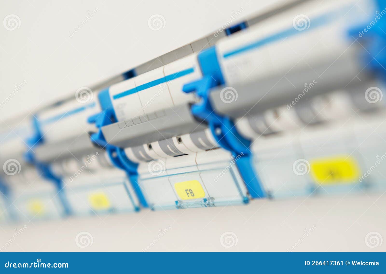 Modern Fuse Box Used At Home, Single-phase Fuses In OFF Position ...