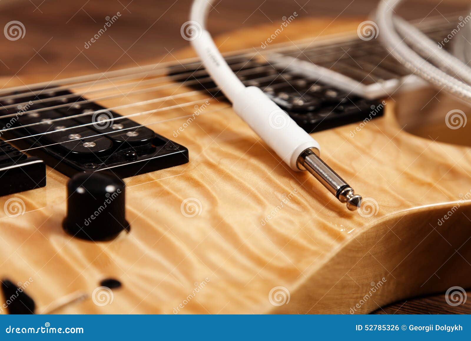 Modern electric guitar stock photo. Image of guitar, sound - 52785326