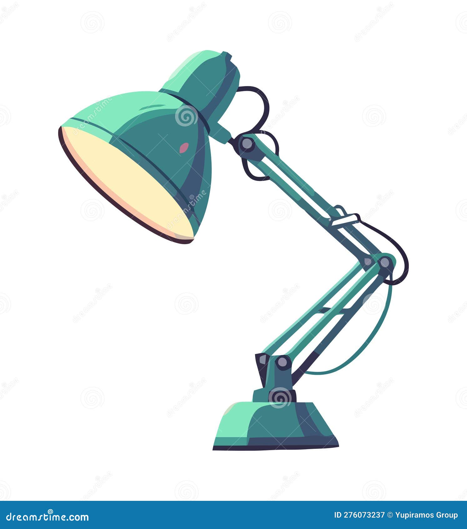 Modern Electric Lamp Blue Color Stock Vector - Illustration of shiny ...