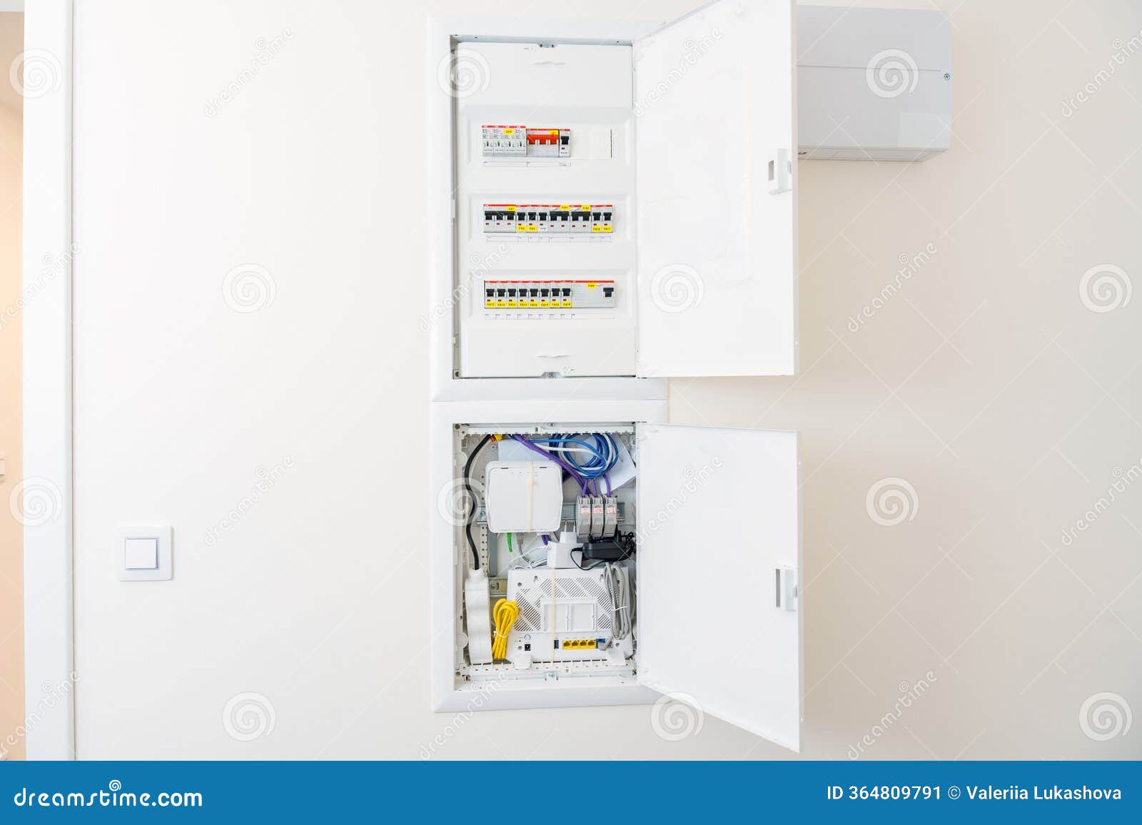 Modern Electrical Substation Interior With Advanced Technology And ...