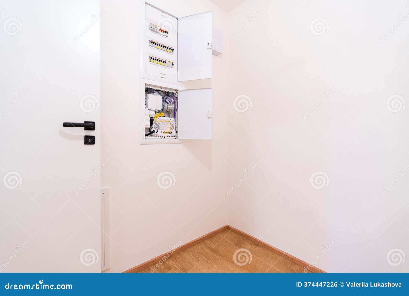 Modern Electrical Substation Interior With Advanced Technology And ...