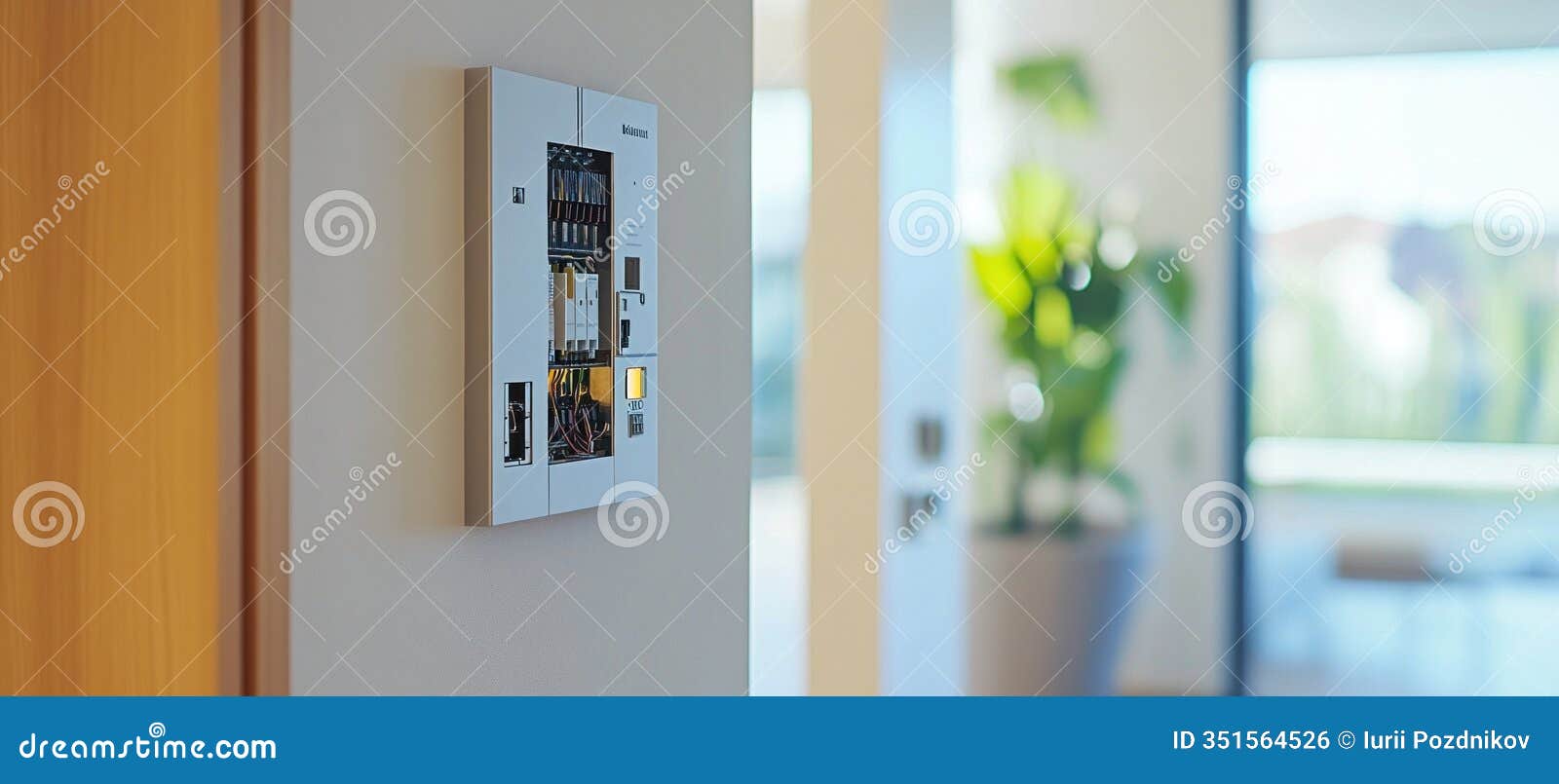 Modern Electrical Panel Controlling Smart Home Automation System Stock ...
