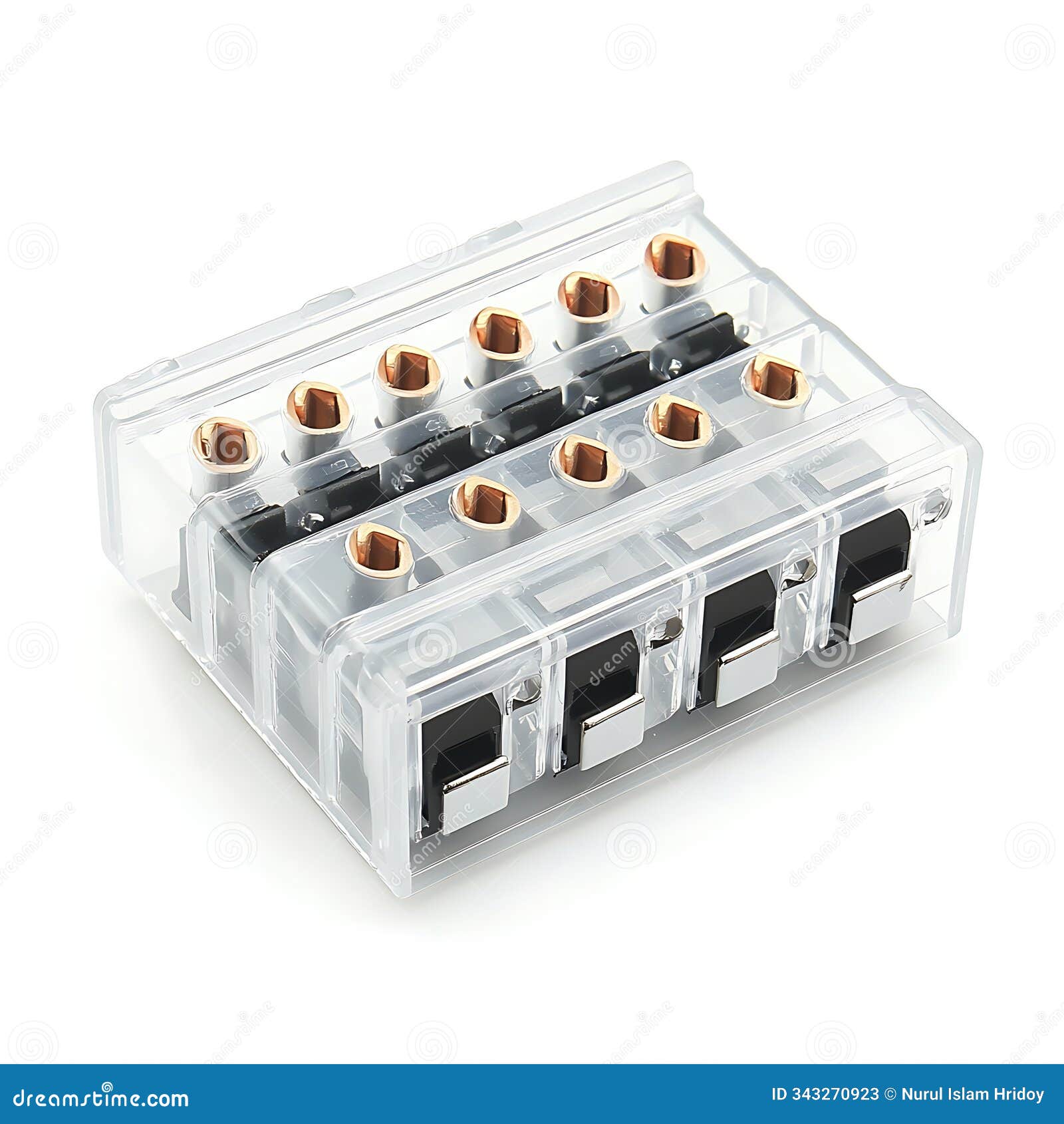 Terminal Block Connector 5 Way Royalty-Free Stock Image | CartoonDealer ...