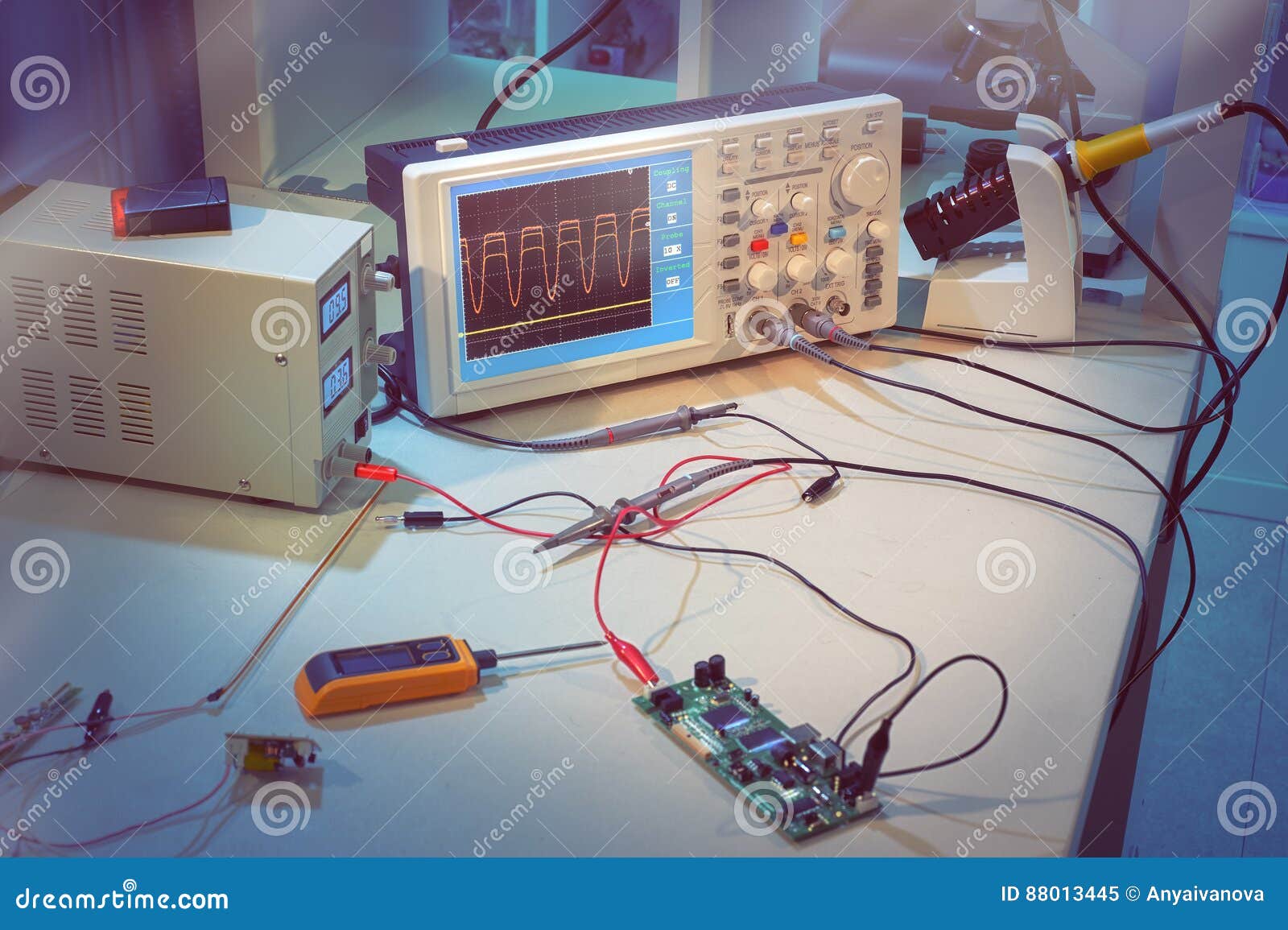 Modern Electronic Equipment in Computer Service Center Stock Image ...