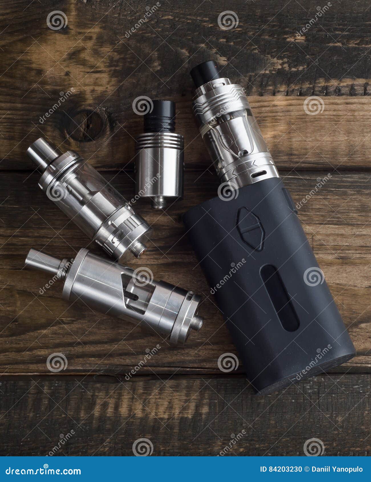 Modern Electronic Mod Vaping Device. Vape Stock Photo - Image of juice ...