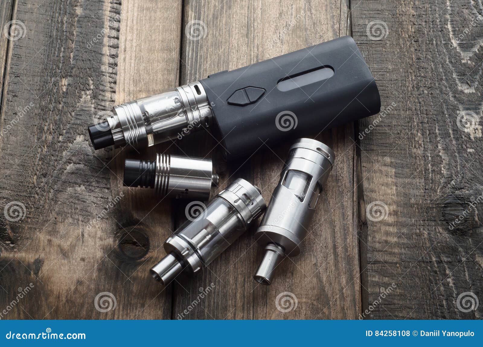Modern Electronic Mod Vaping Device. Vape Stock Photo - Image of ...