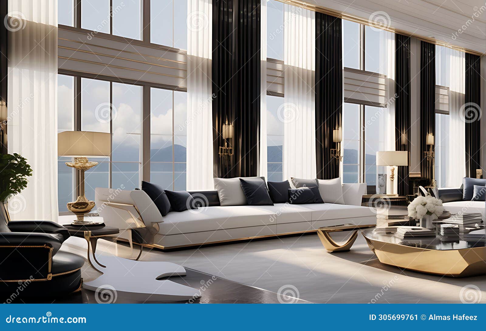 Modern Elegance: High-End Room Interior in Elite Class for the Modern ...