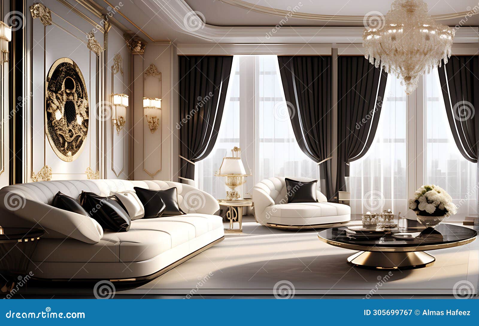 Modern Elegance: High-End Room Interior in Elite Class for the Modern ...