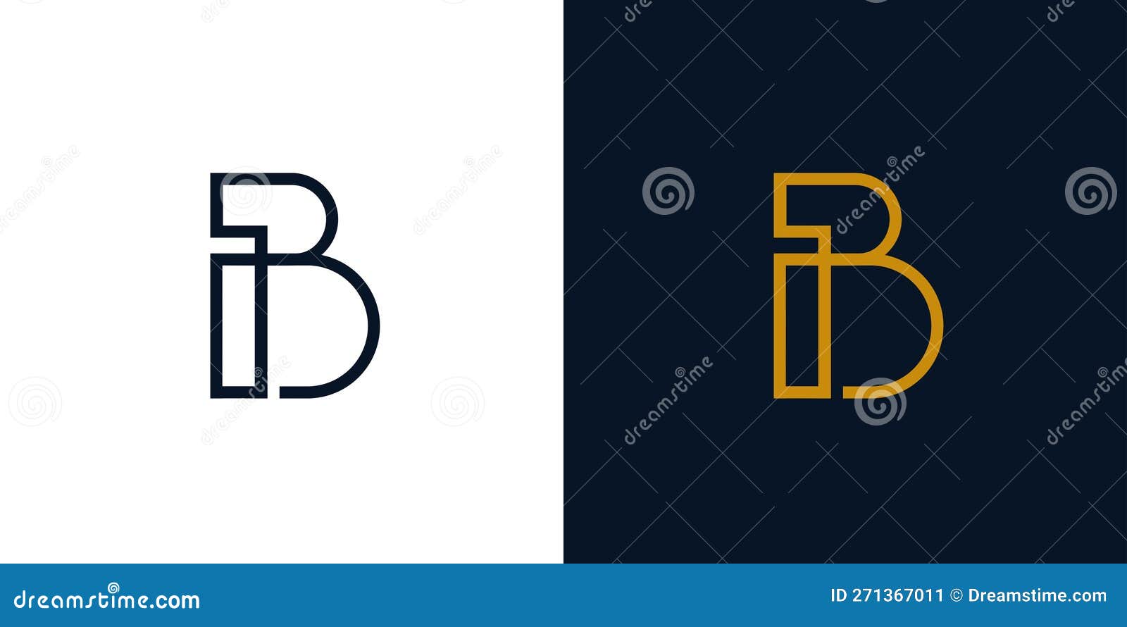 Cool B logo design stock vector. Illustration of logo - 271367011