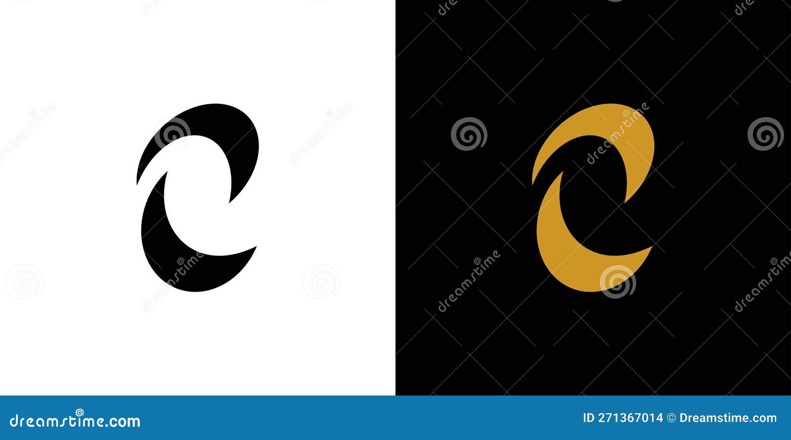 Modern C logo design stock vector. Illustration of symbol - 271367014