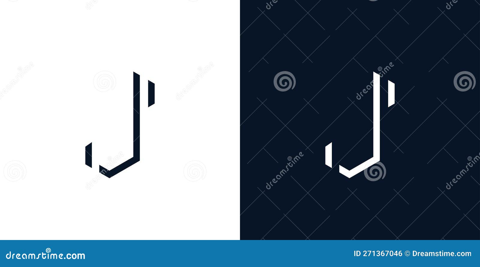 Cool J logo design stock vector. Illustration of brand - 271367046