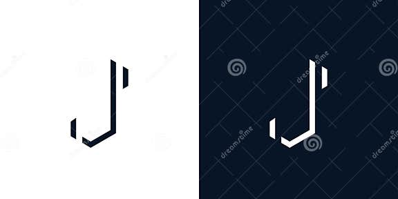 Cool J logo design stock vector. Illustration of brand - 271367046