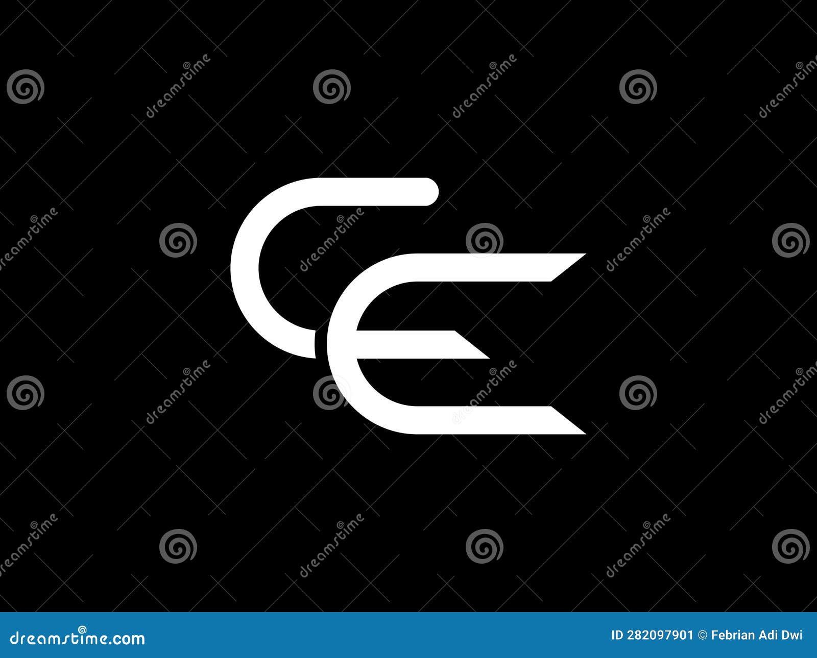 Elegant CE or CC Letter Logo Design Template, Universal Premium Letter ...