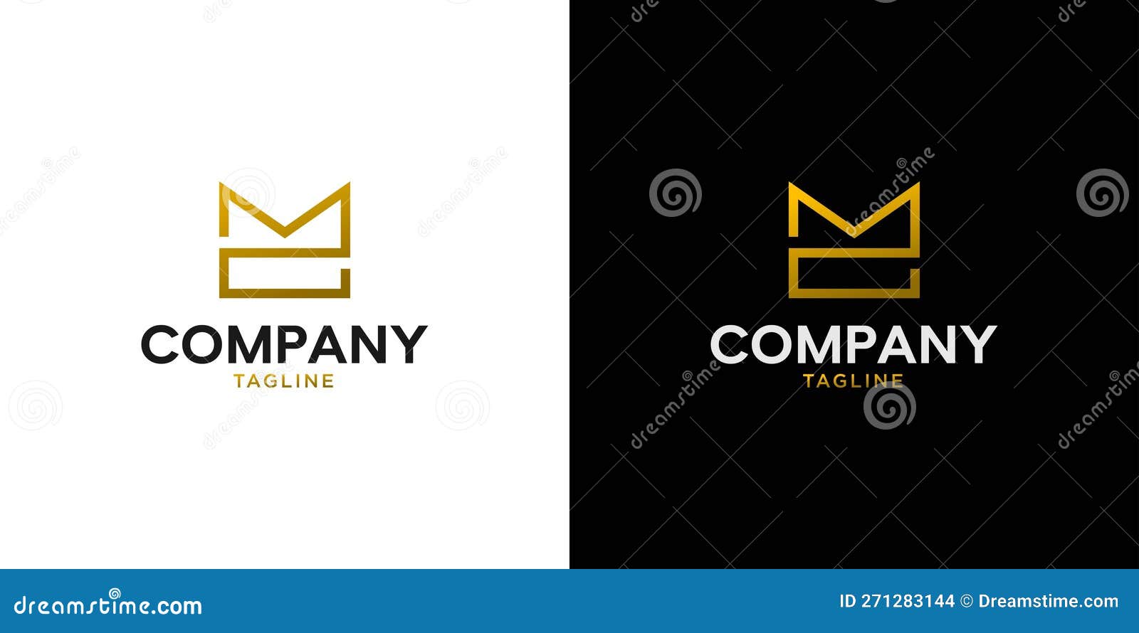 Modern and Elegant MC Logo Design Stock Vector - Illustration of sign ...