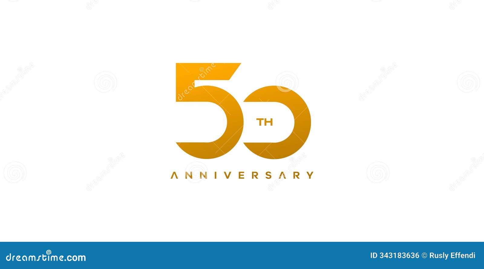 Modern and Elegant Number 50 Logo Design Stock Vector - Illustration of ...