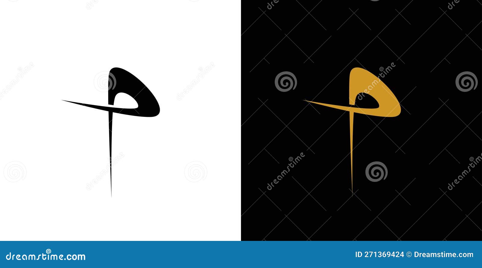 Luxury and Unique P Logo Design Stock Vector - Illustration of alphabet ...