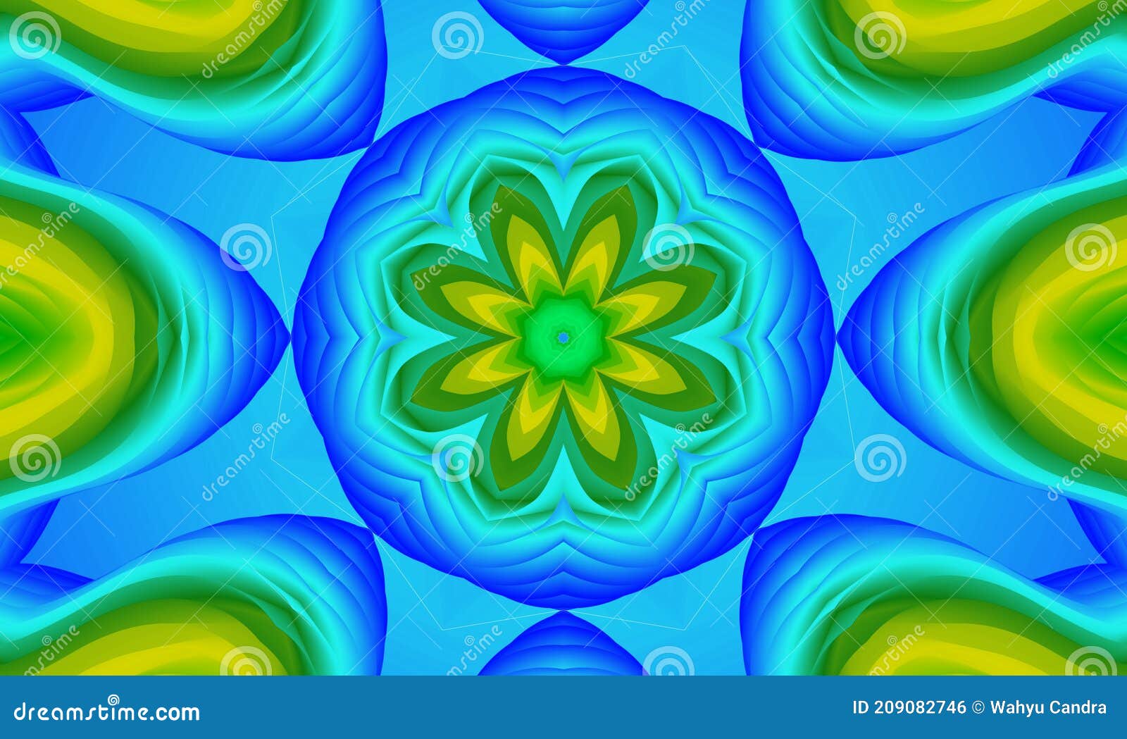 Modern and Elegant Symmetrical Abstract Shapes with 3D Fold Effect ...