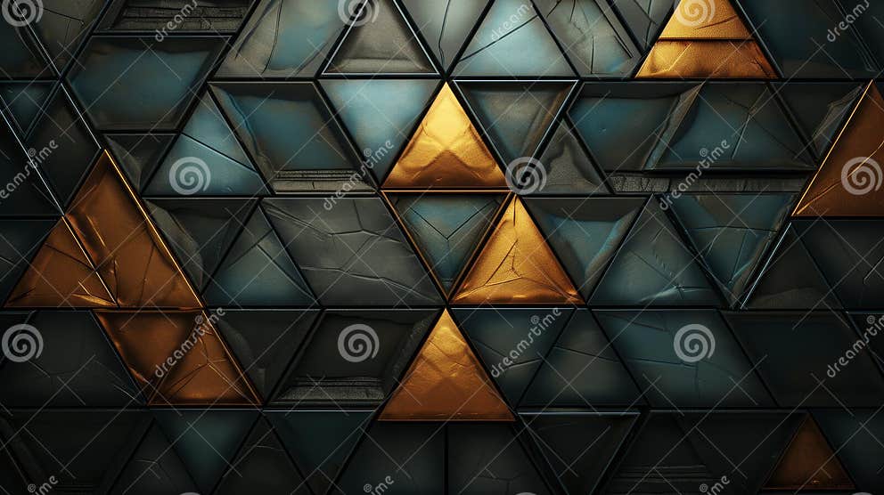 Modern and Elegant Triangle Texture with Fluid Lines and Intricate ...
