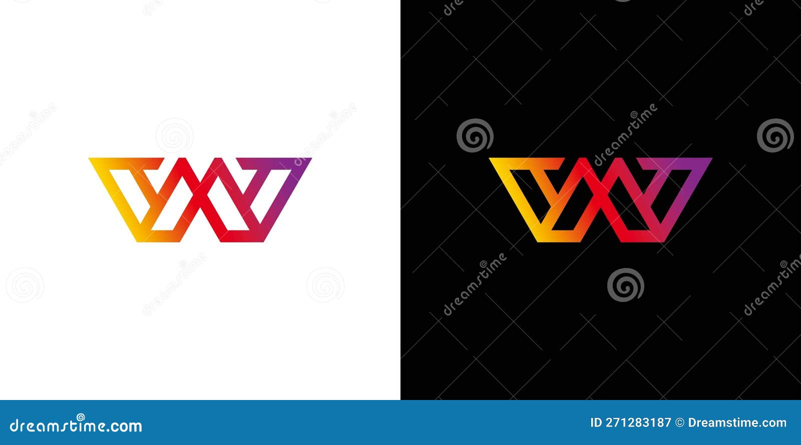 Modern and Elegant W Logo Design Stock Vector - Illustration of element ...