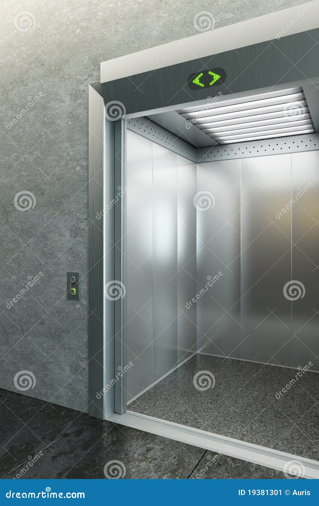 Modern Elevator Interior And Exterior Stock Photography | CartoonDealer ...
