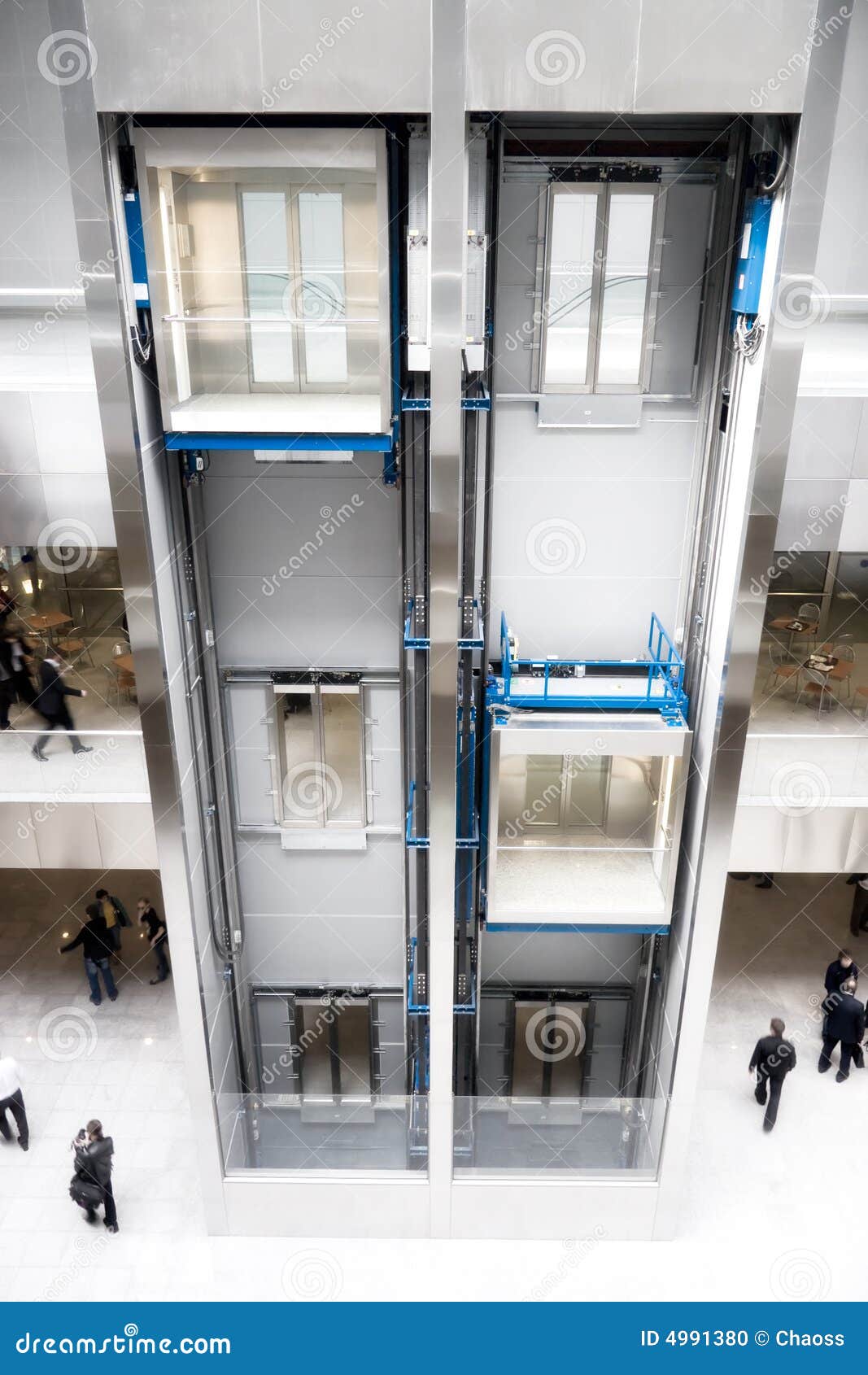 Modern Elevator in Business Center Stock Photo - Image of lift ...