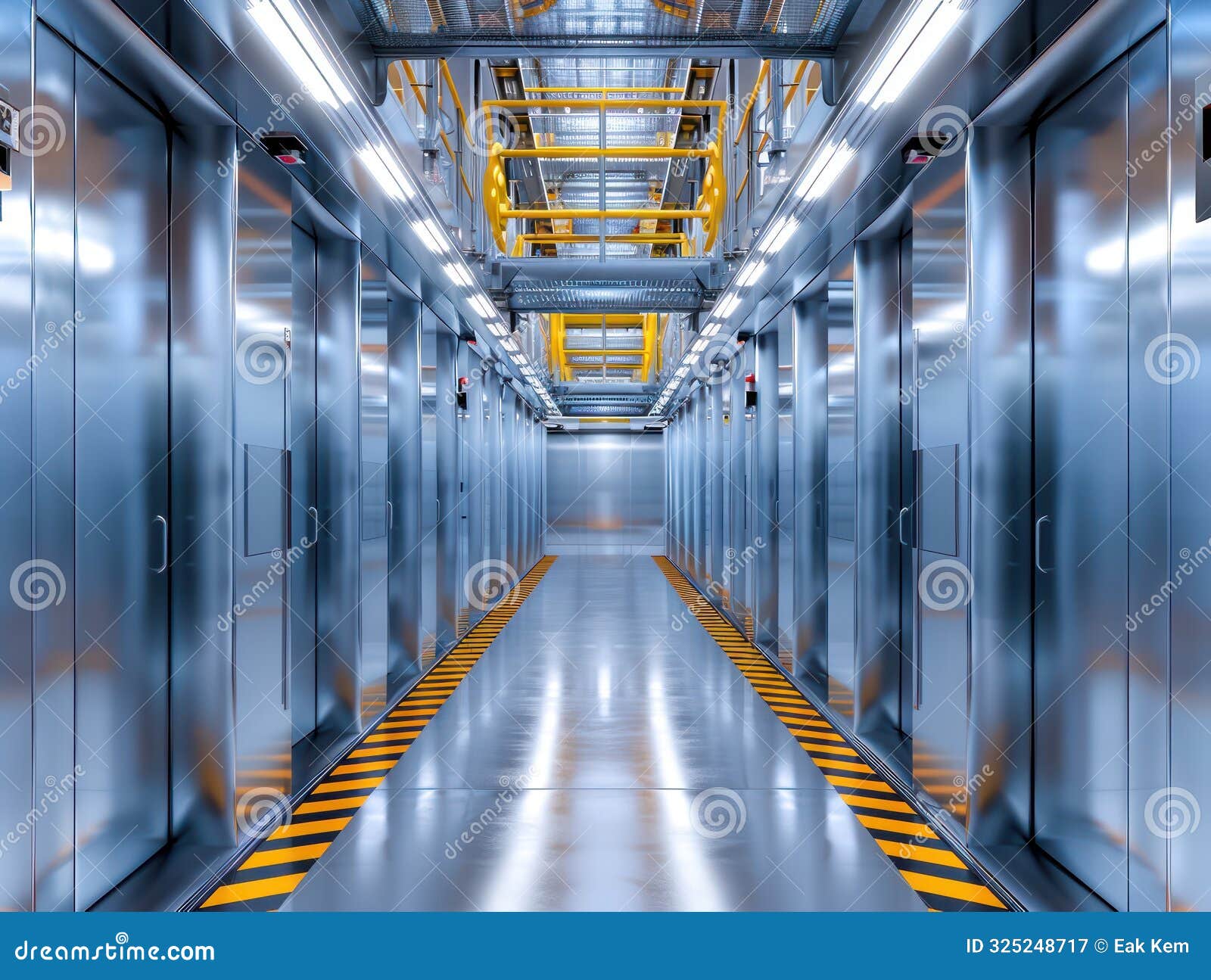 Modern Elevator Design in Urban Construction Seamless Integration of ...