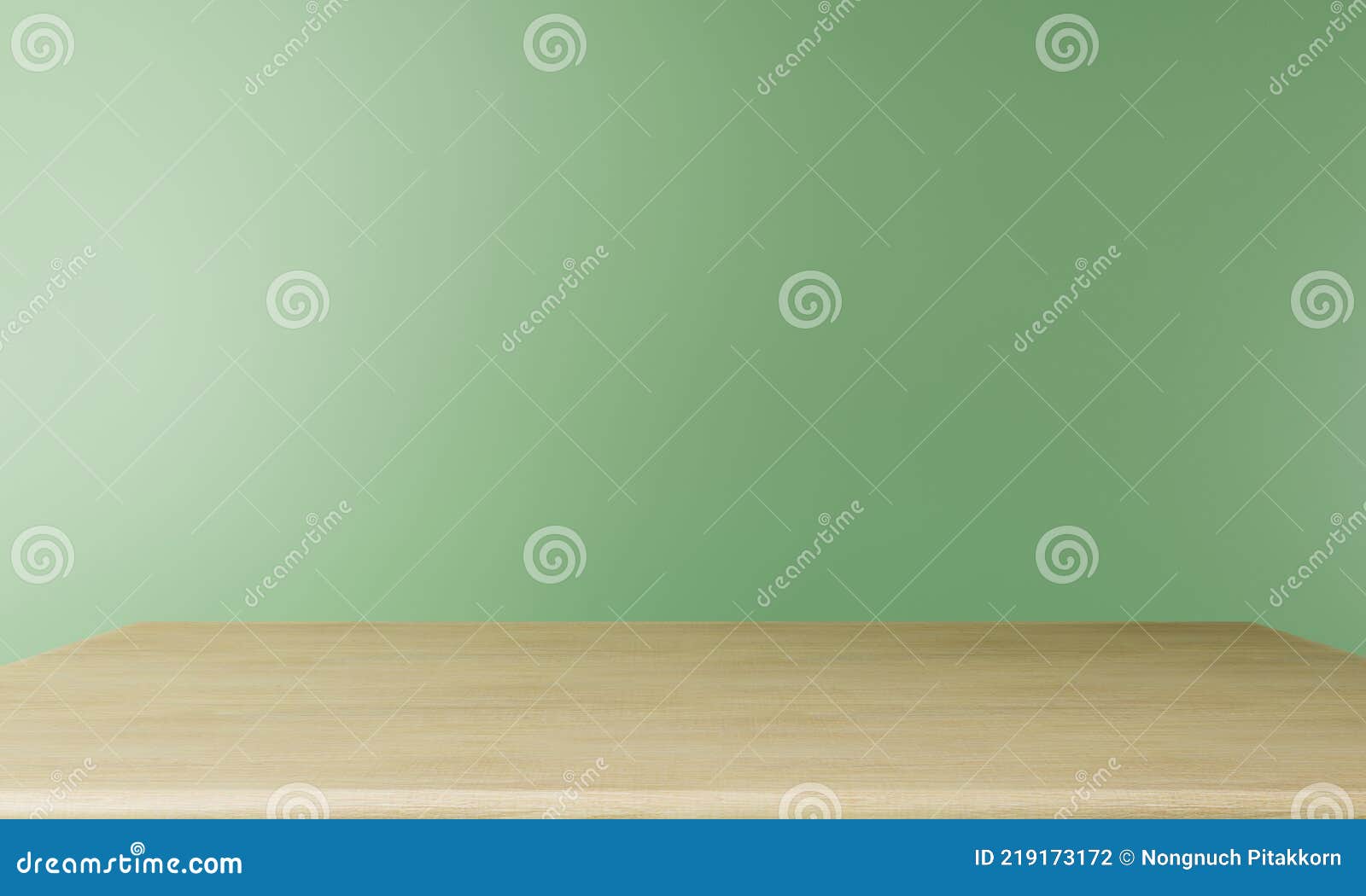 Modern Empty Green Room Interior Design Summer Concepts, 3D Render ...