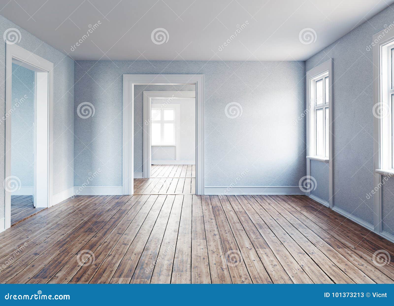 Modern empty interior stock illustration. Illustration of clean - 101373213