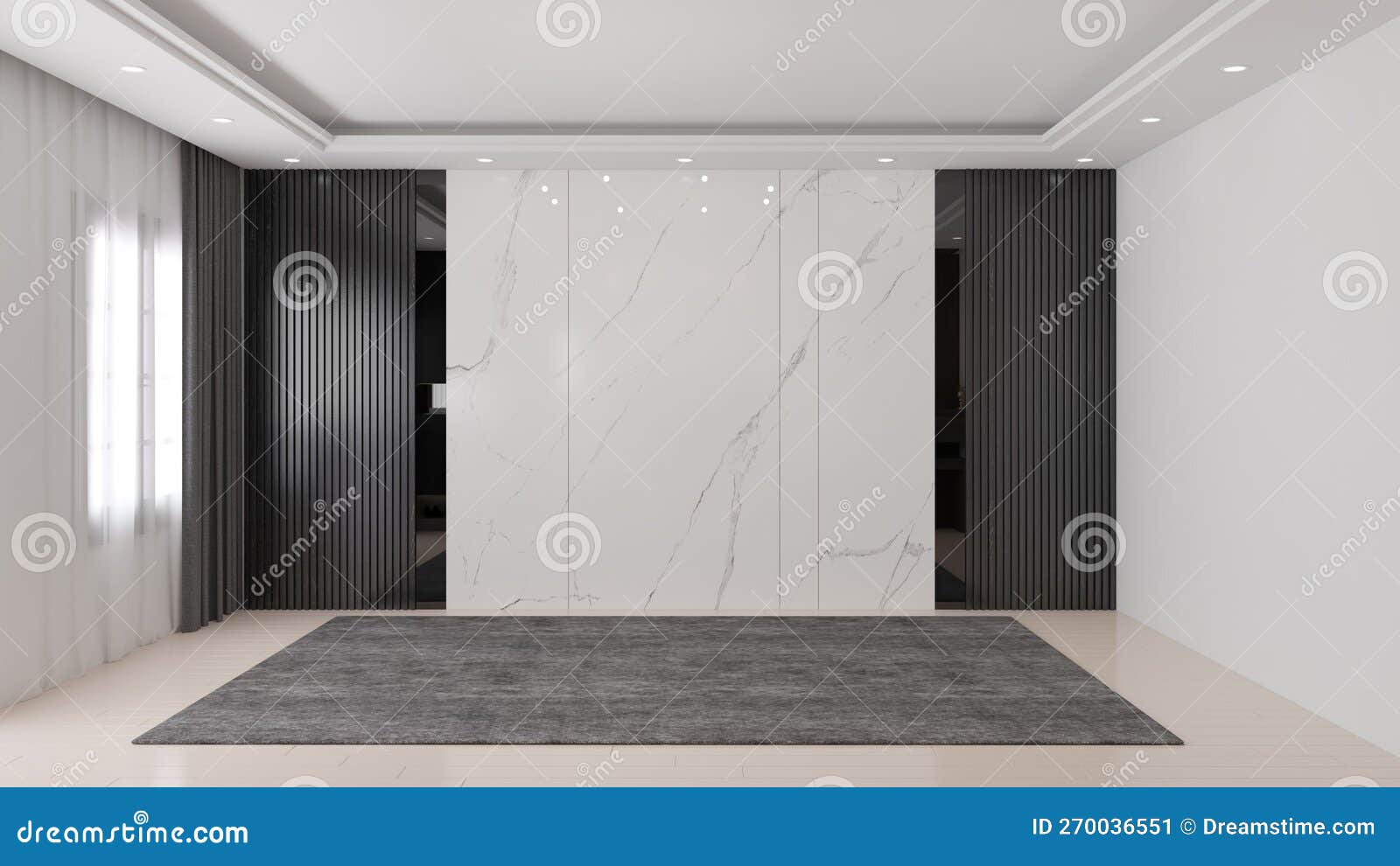 An Modern Empty Interior Space with White Walls Editorial Photo - Image ...