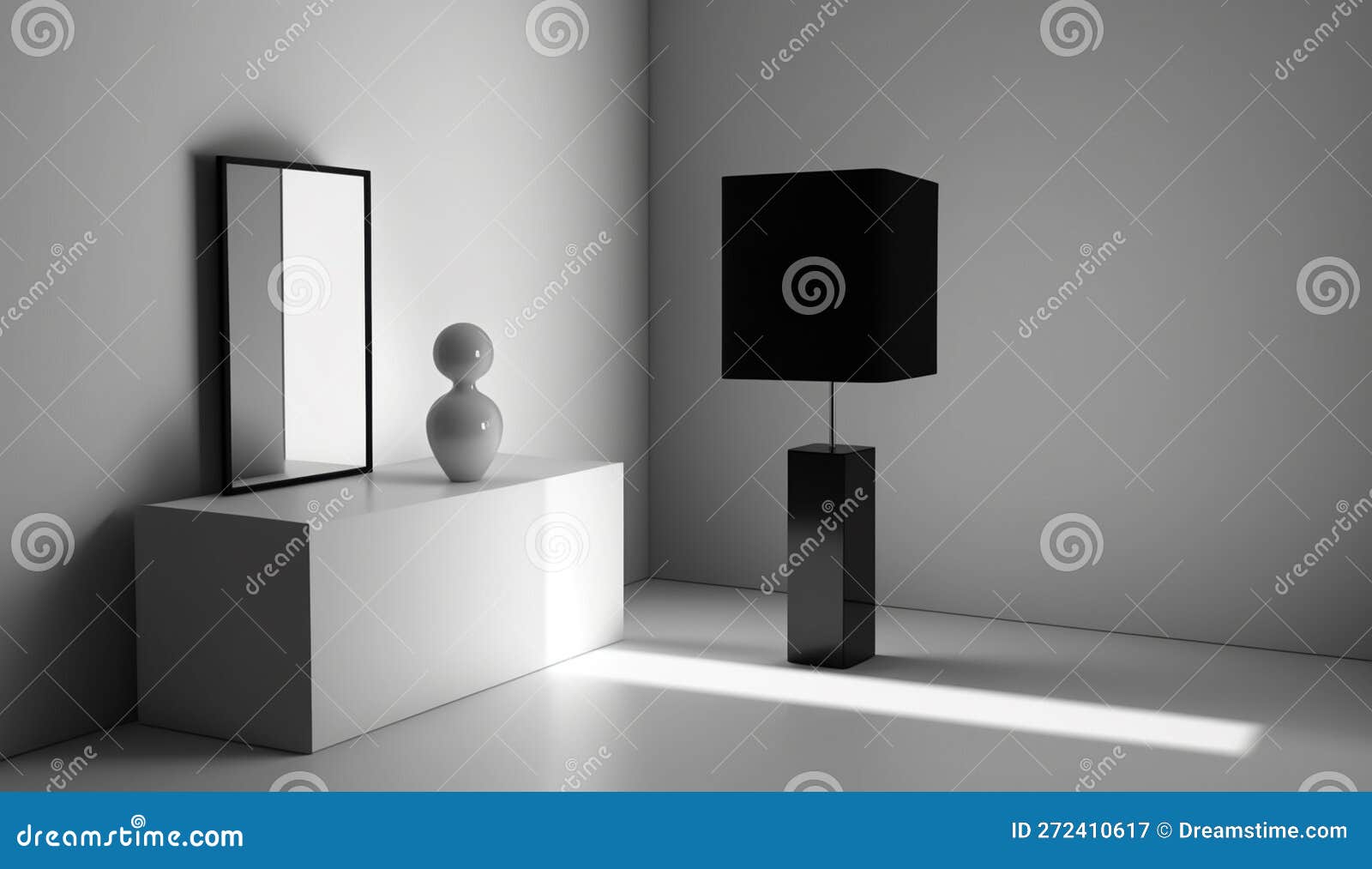 Modern Empty Room with Clean Design and Decoration ,generative AI Stock ...